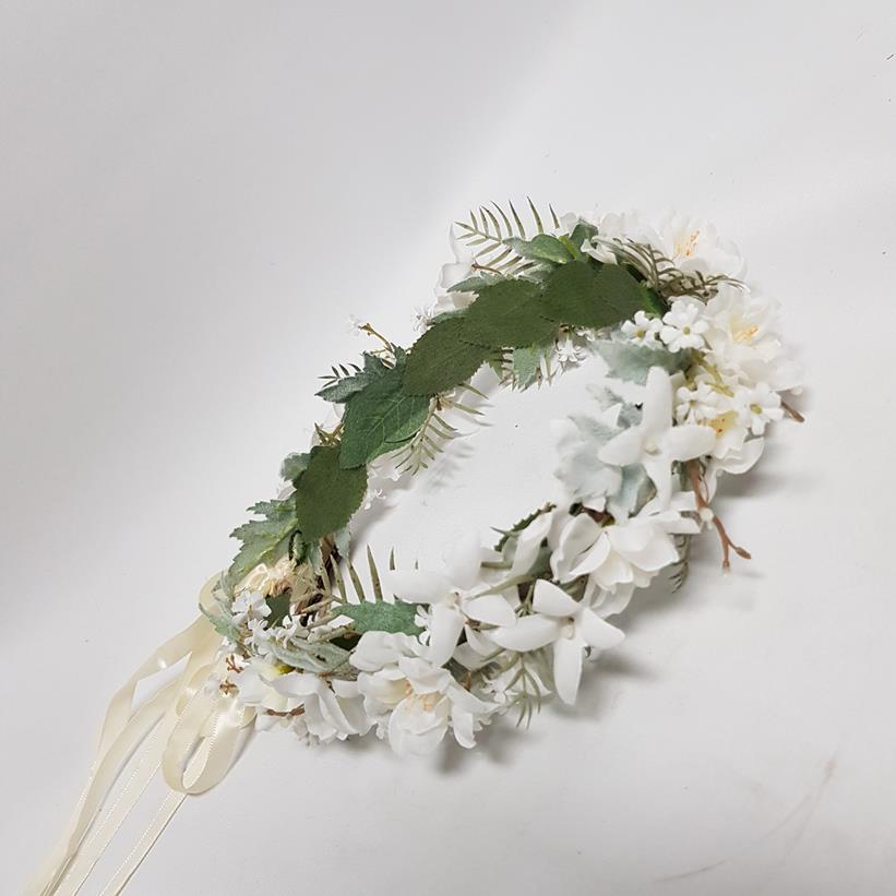 Artificial Flower Crown - "Natalie" - Desflora