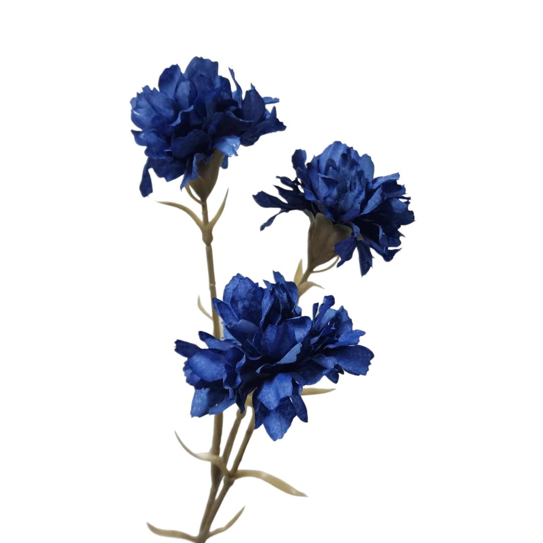 Artificial Corn Flower Blue 60cm - Desflora