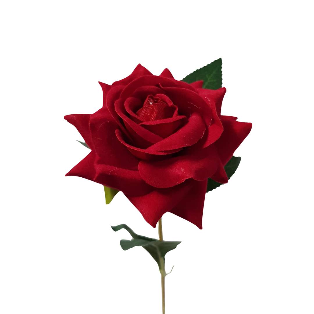 Artificial Rose Venus Red 49cm - Desflora