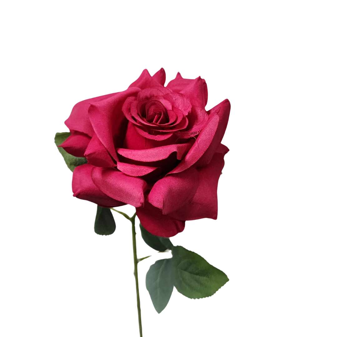 Artificial Rose Ella Hot Pink 50cm - Desflora