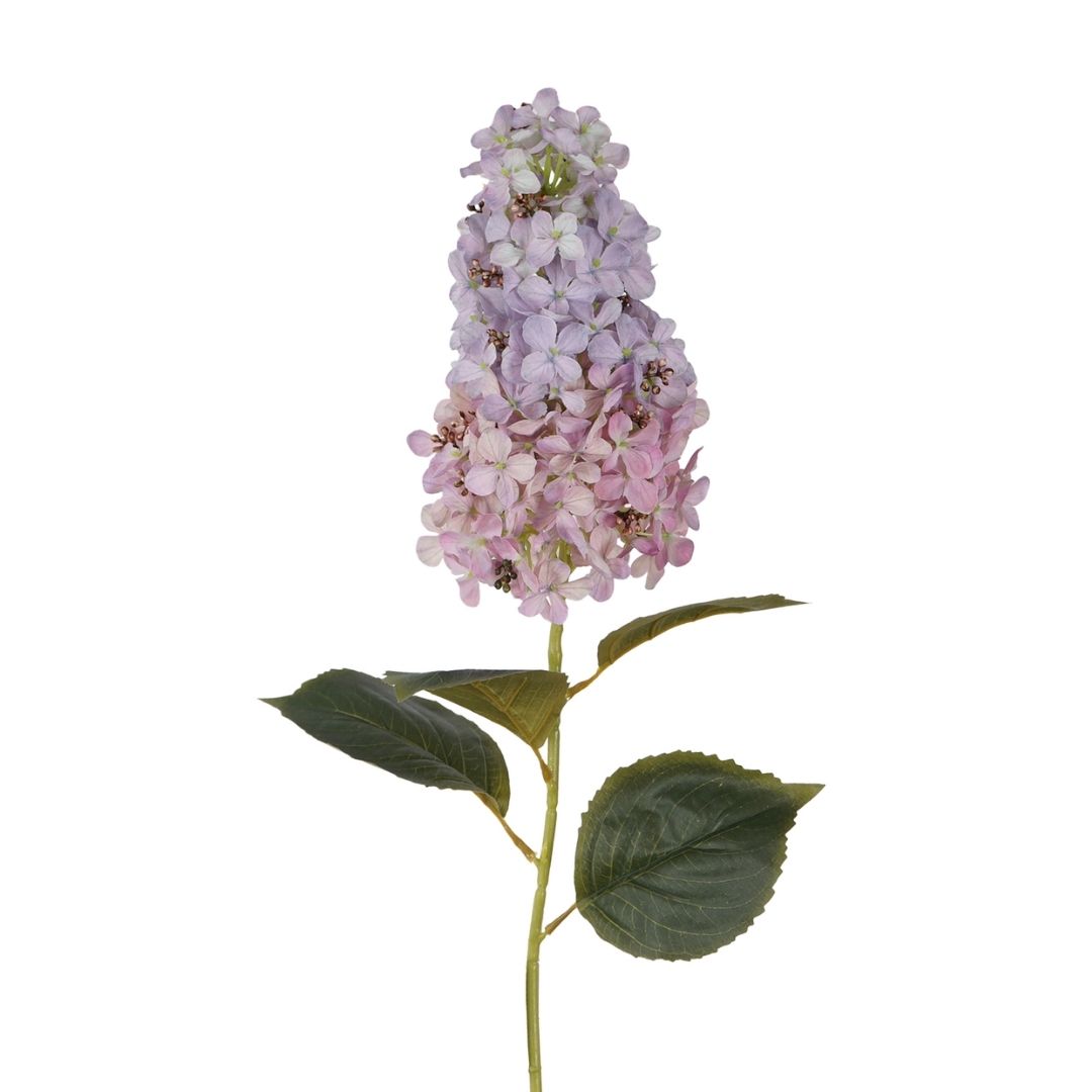 Artificial Cone Hydrangea Pinky Mauve 82cm - Desflora