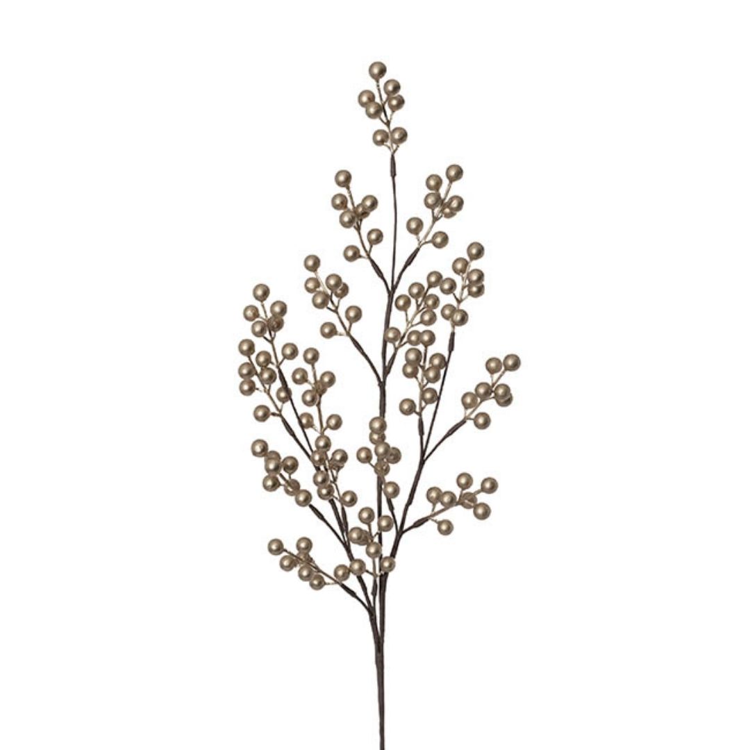 Golden Christmas Berry Spray 85cm - Desflora